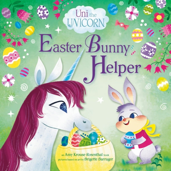 Uni the Unicorn Easter Bunny Helper